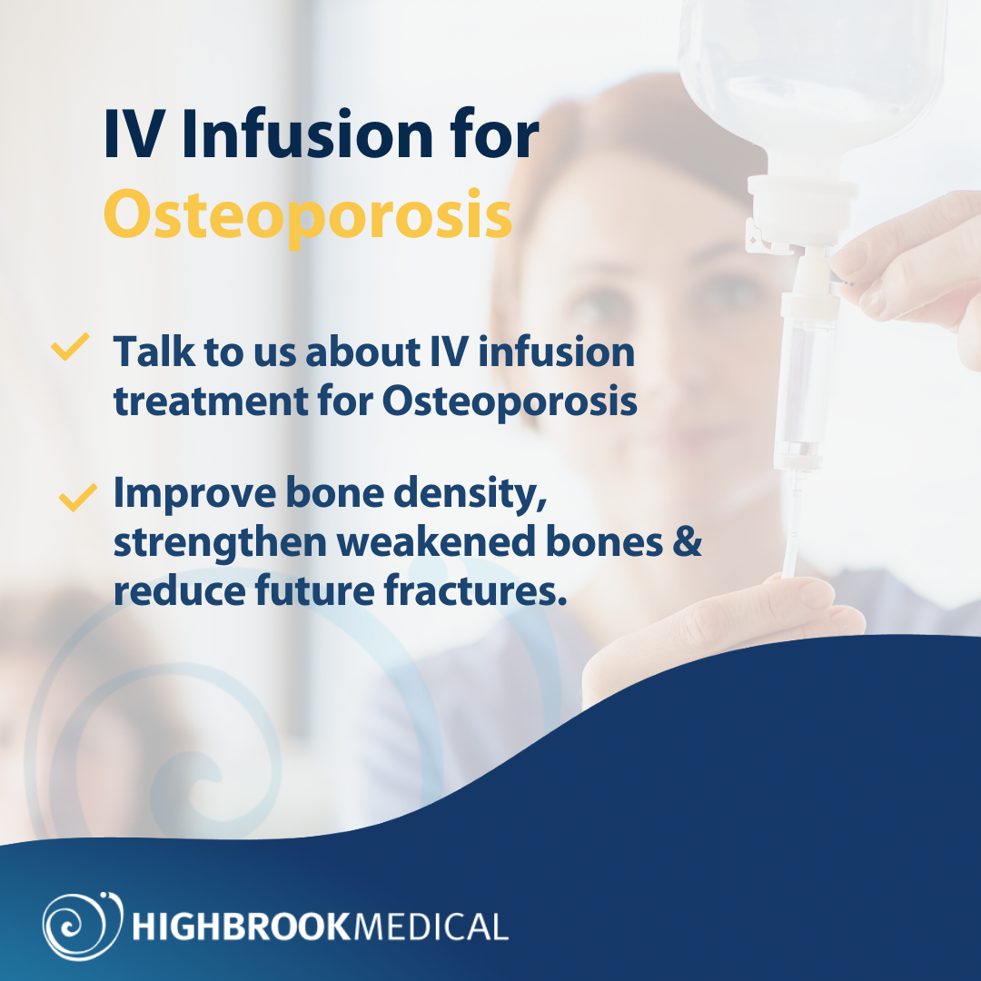 Get IV Infusion treatment for Osteoporosis | Osteoporosis treatment