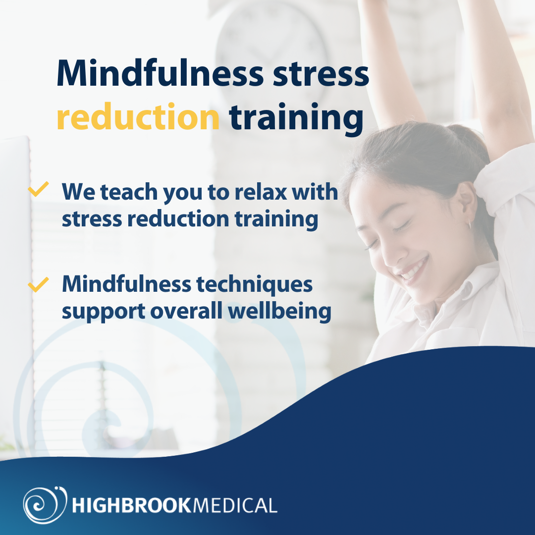 Stress reduction training | Mindfulness stress reduction course | Highbrook