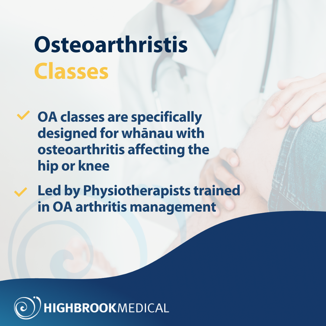 Osteoarthritis classes | osteoarthritis pain management | Highbrook
